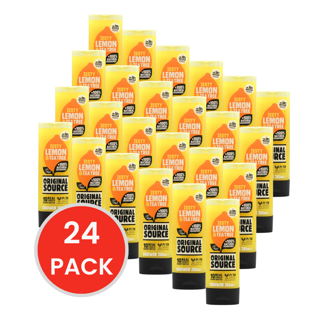 Original Source 250ml Shower Gel Zesty Lemon And Tea Tree (24x Pack ...